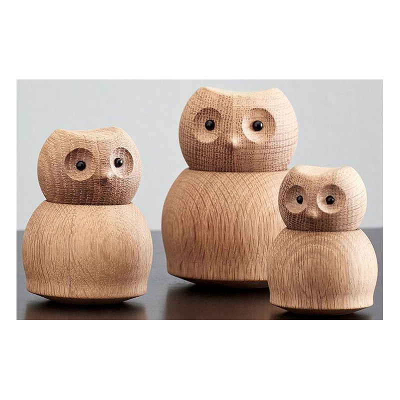 ugler med logo tryk - træugler - Andersen ugler