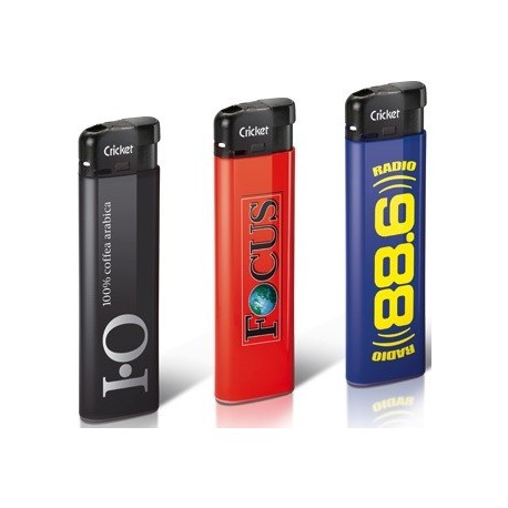 Cricket electronic lightere med logo reklame tryk